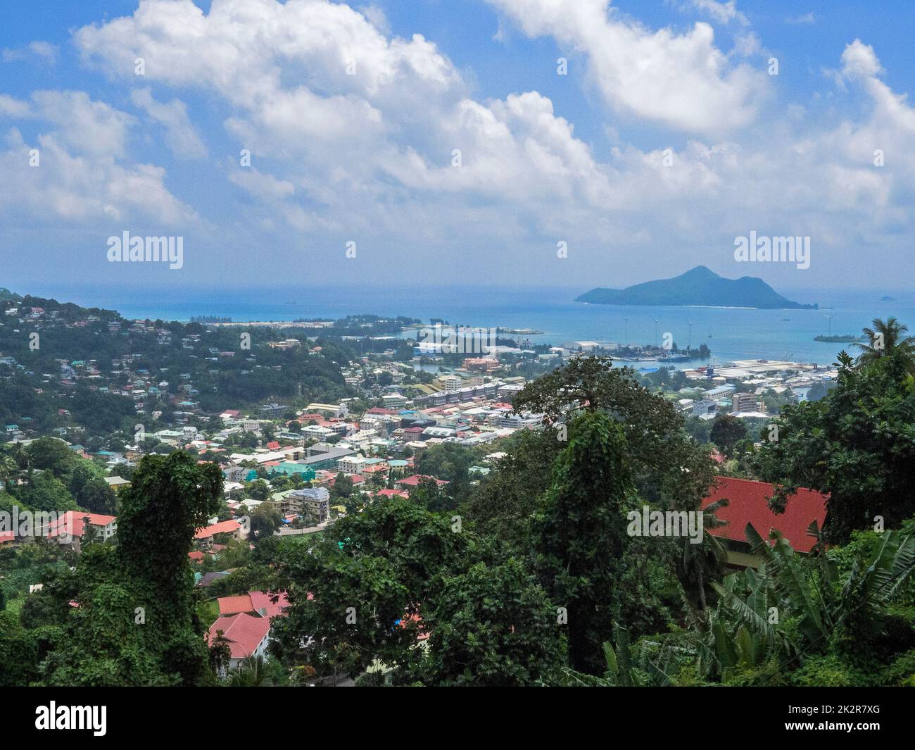 Seychelles, Mahe - Downtown Victoria Stock Photo - Alamy