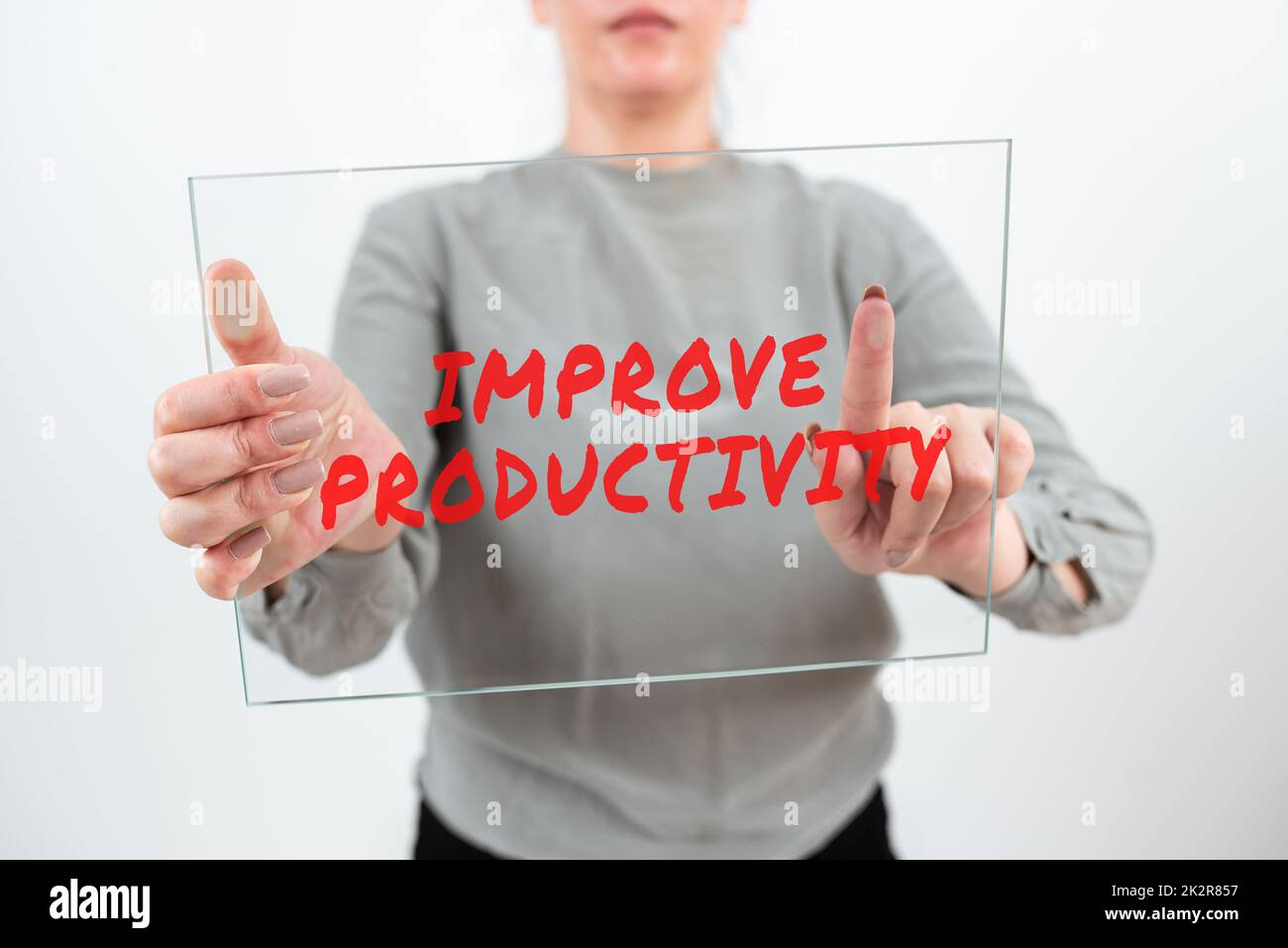 Inspiration showing sign Improve Productivity. Word for Enhance the ...