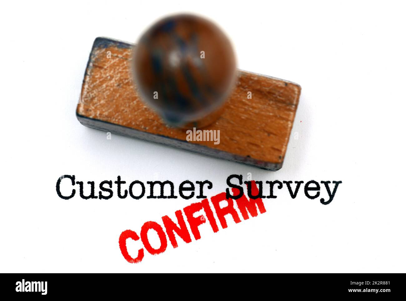 Customer survey confirm Stock Photo - Alamy