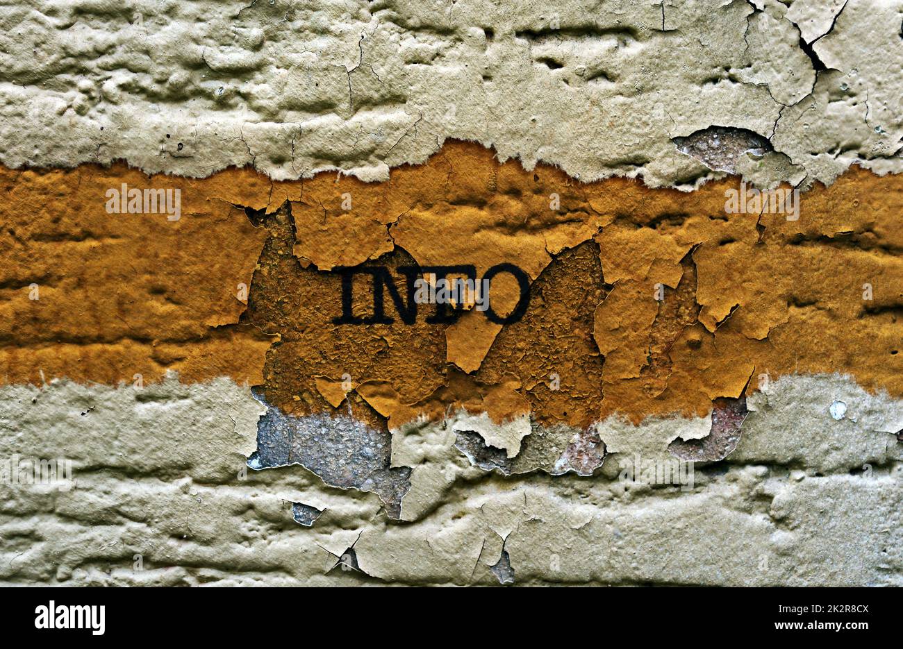 Info text on grunge background Stock Photo - Alamy