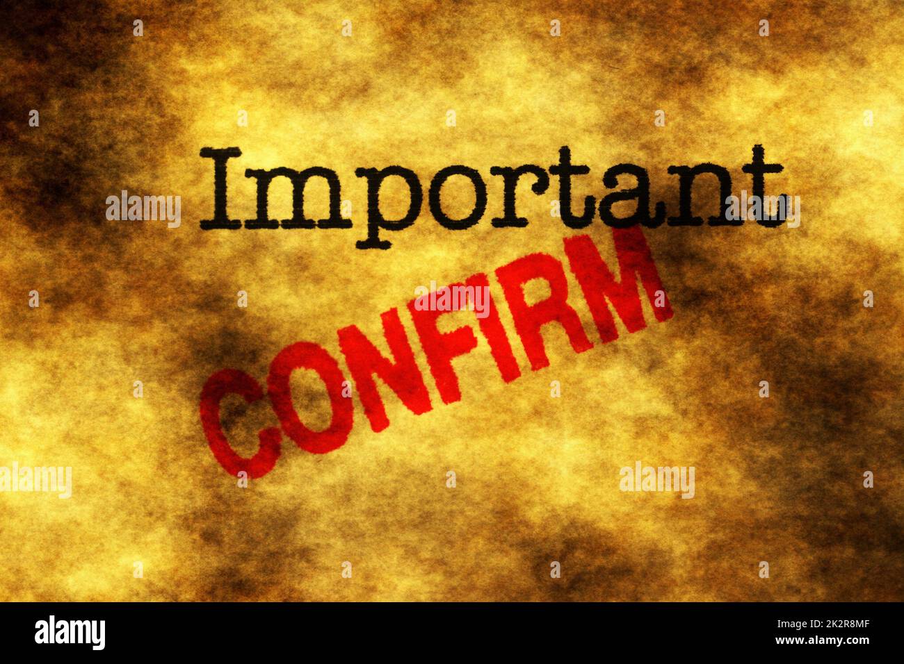 Confirm hi-res stock photography and images - Alamy