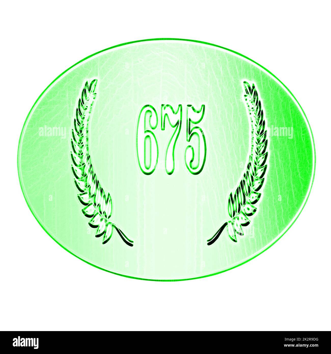 3d number 675 hi-res stock photography and images - Alamy