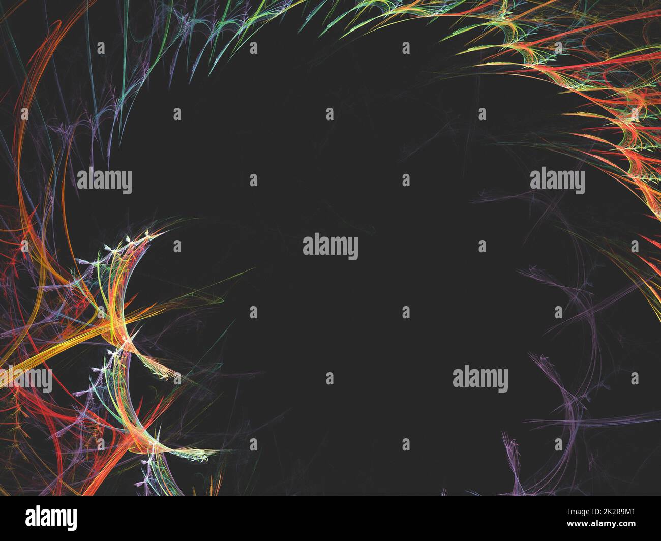 Abstract fractal art background, suggestive of astronomy and nebula ...