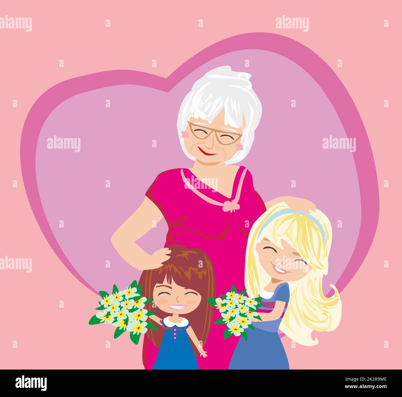 Happy Grandmas Day Stock Photo - Alamy