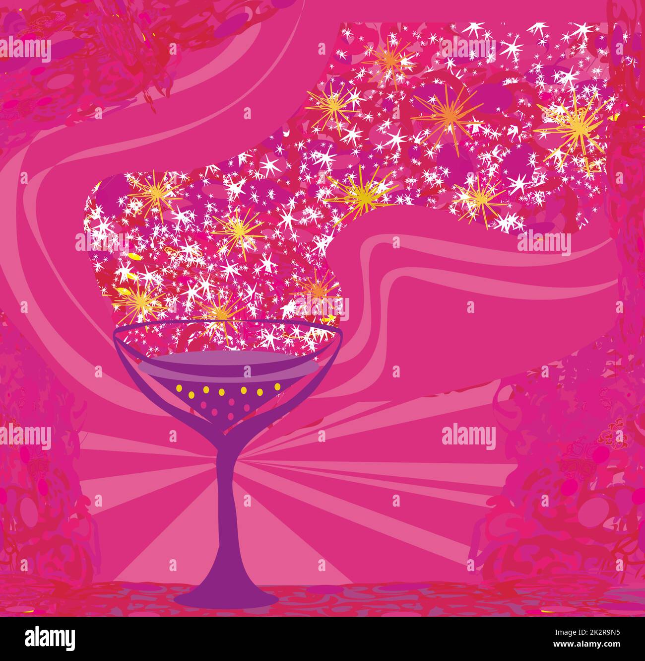 Drink Bar Flyer Poster Stock Photo - Alamy