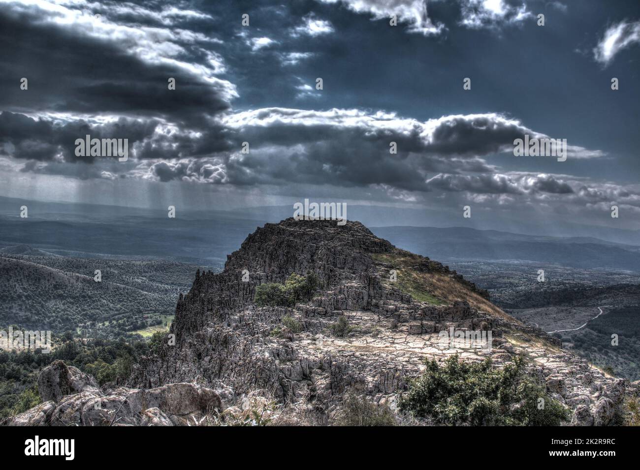 Ancient Observatory Kokino Stock Photo - Alamy