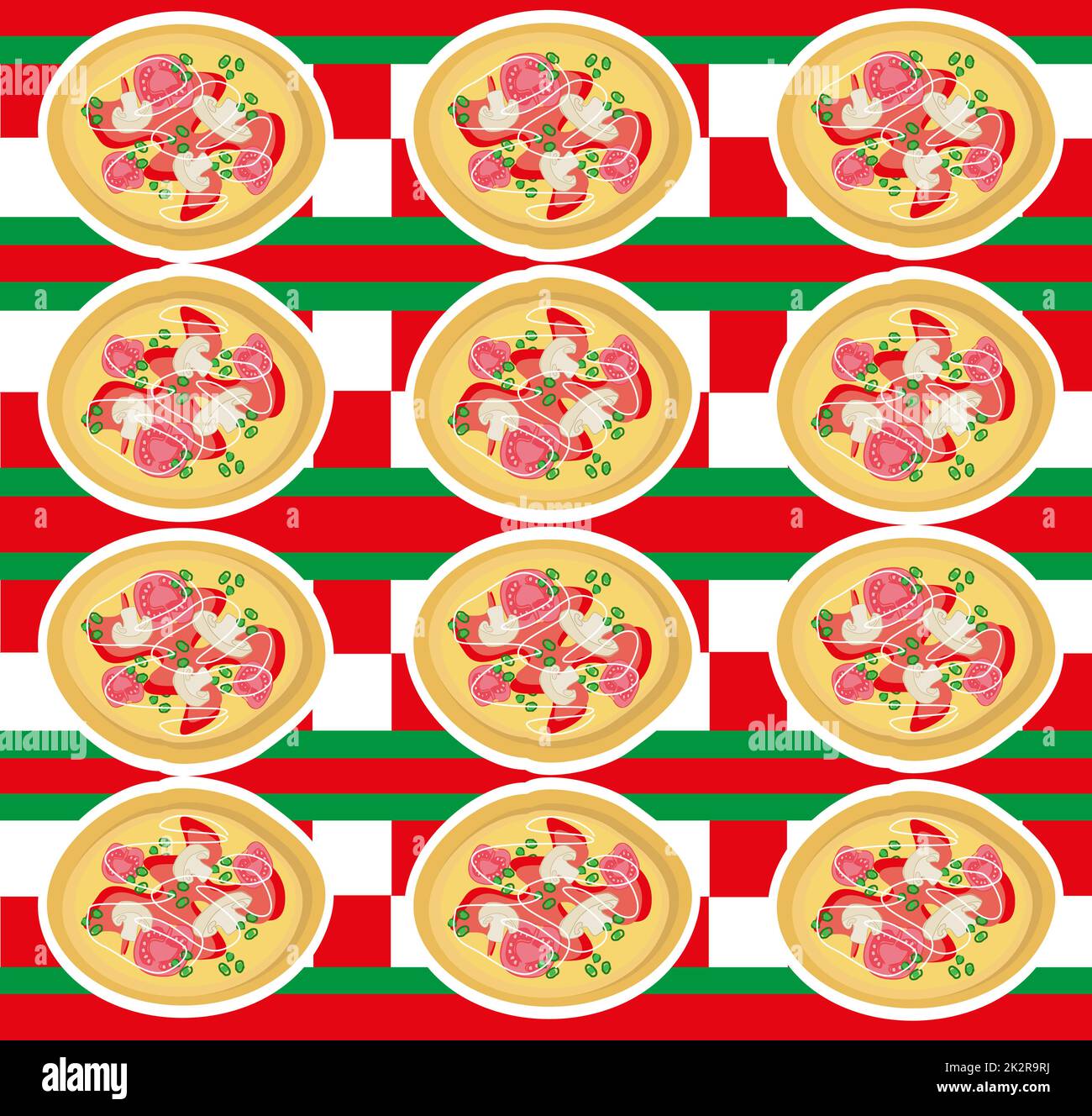 Retro pizza hi-res stock photography and images - Alamy