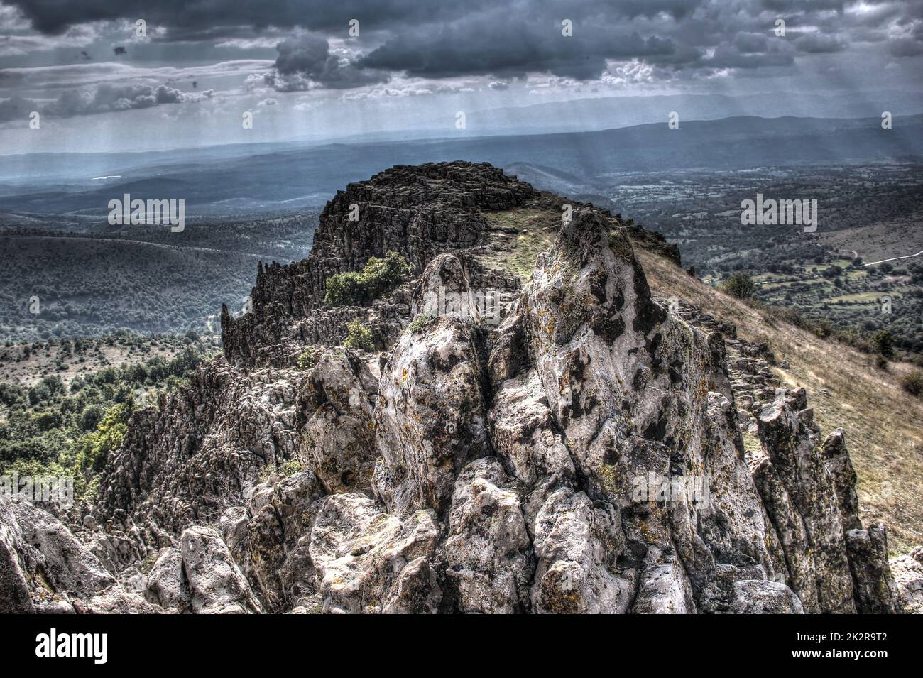 Ancient Observatory Kokino Stock Photo - Alamy