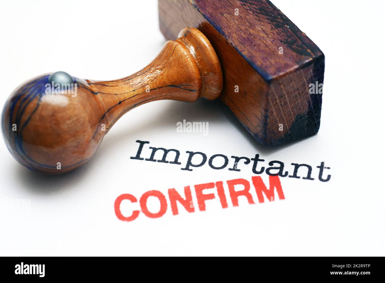 Stamp confirm on important text Stock Photo - Alamy Stamp confirm on important text Stock Photo - Alamy