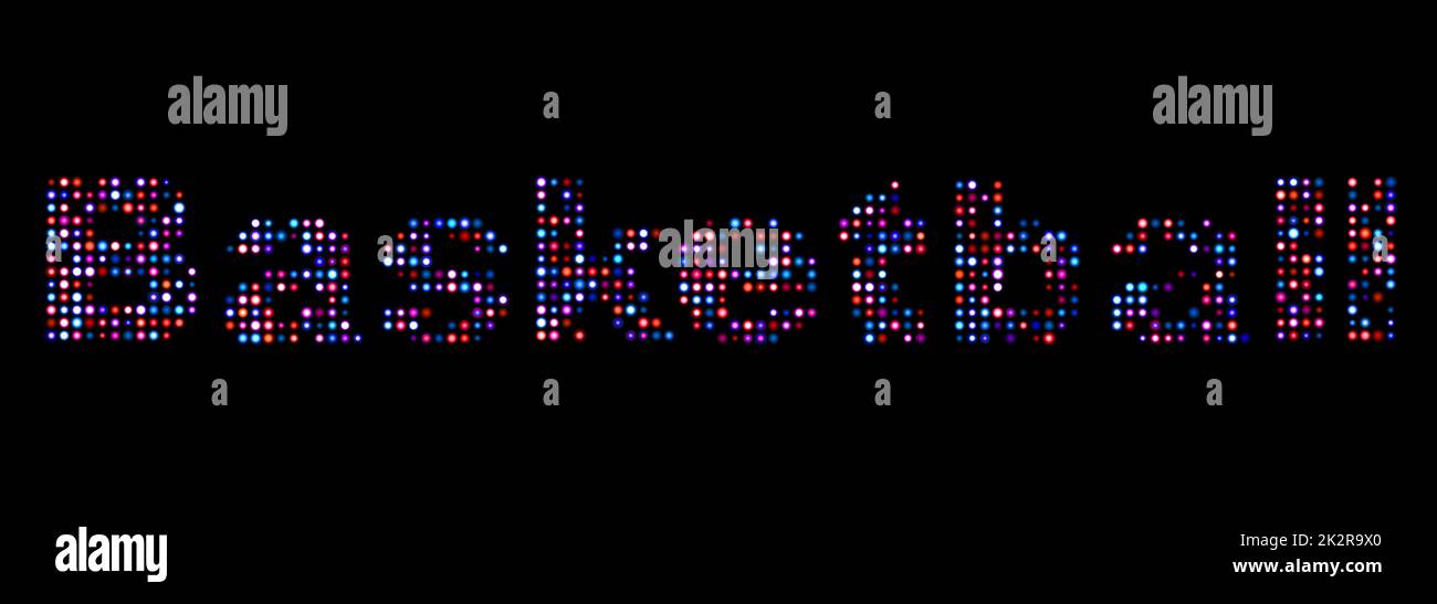 Basketball word hi-res stock photography and images - Alamy