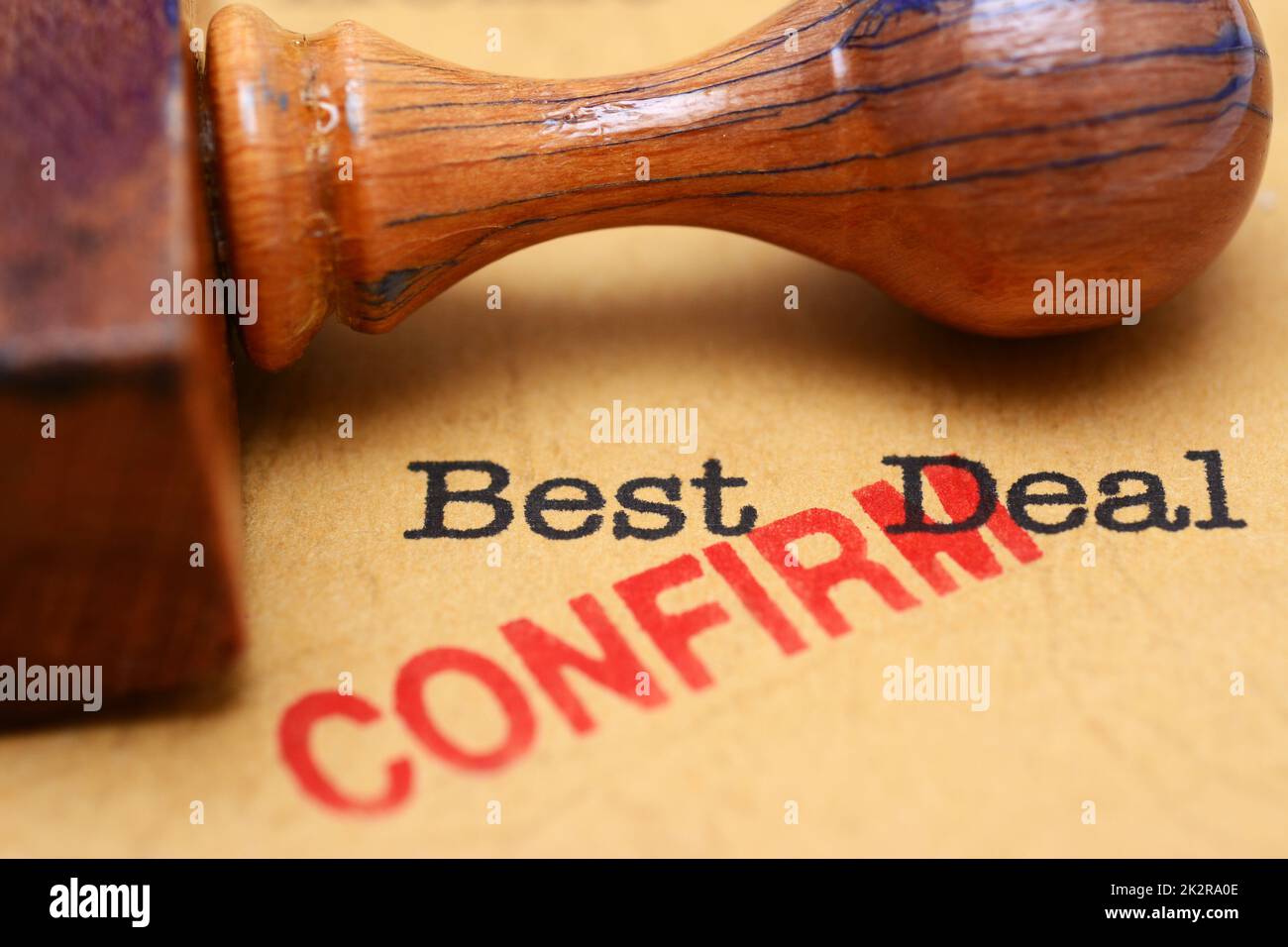 Best deal - confirm Stock Photo - Alamy