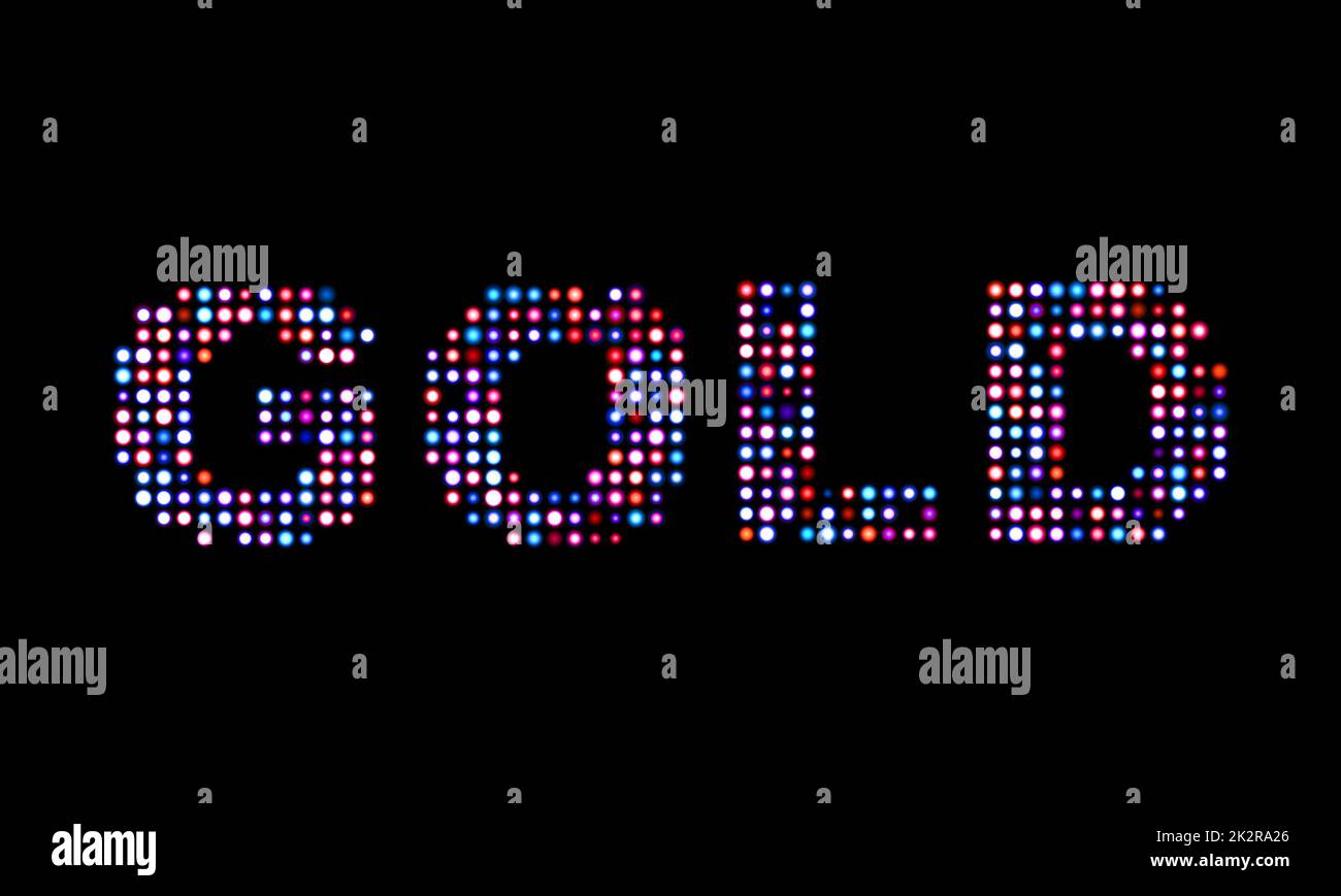 Gold text holiday hi-res stock photography and images - Alamy