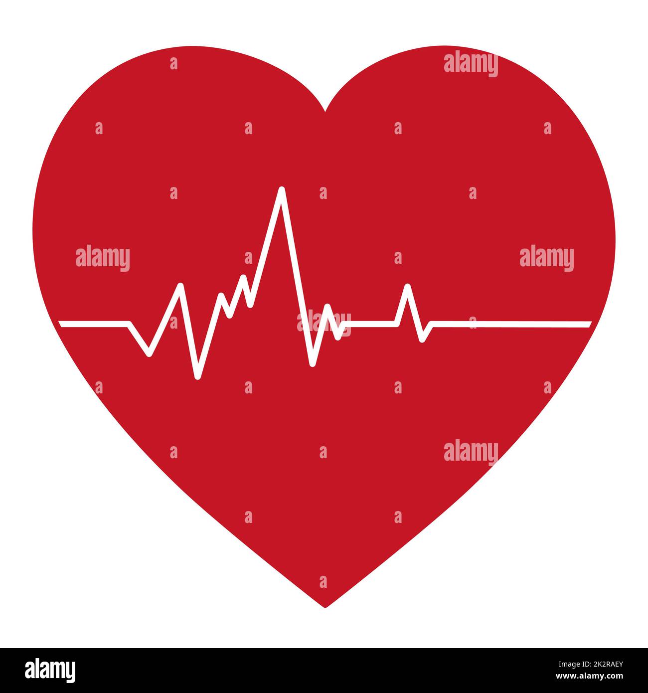 Heart pulse on ecg hi-res stock photography and images - Alamy