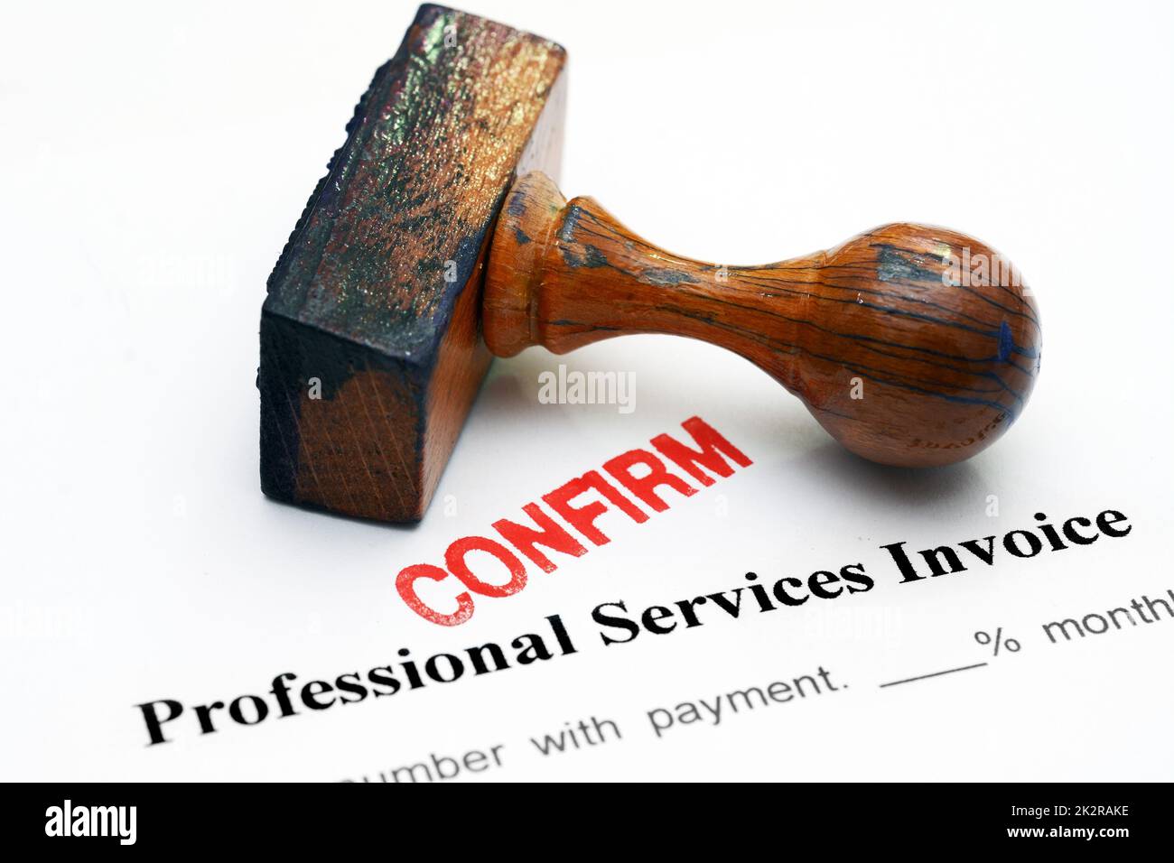 Invoice approved Cut Out Stock Images & Pictures - Alamy