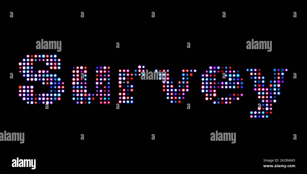 Survey led text Stock Photo - Alamy Survey led text Stock Photo - Alamy