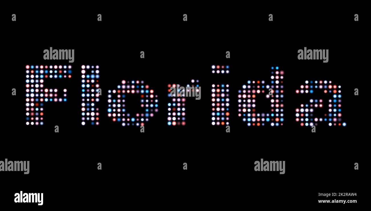 Florida text hi-res stock photography and images - Alamy