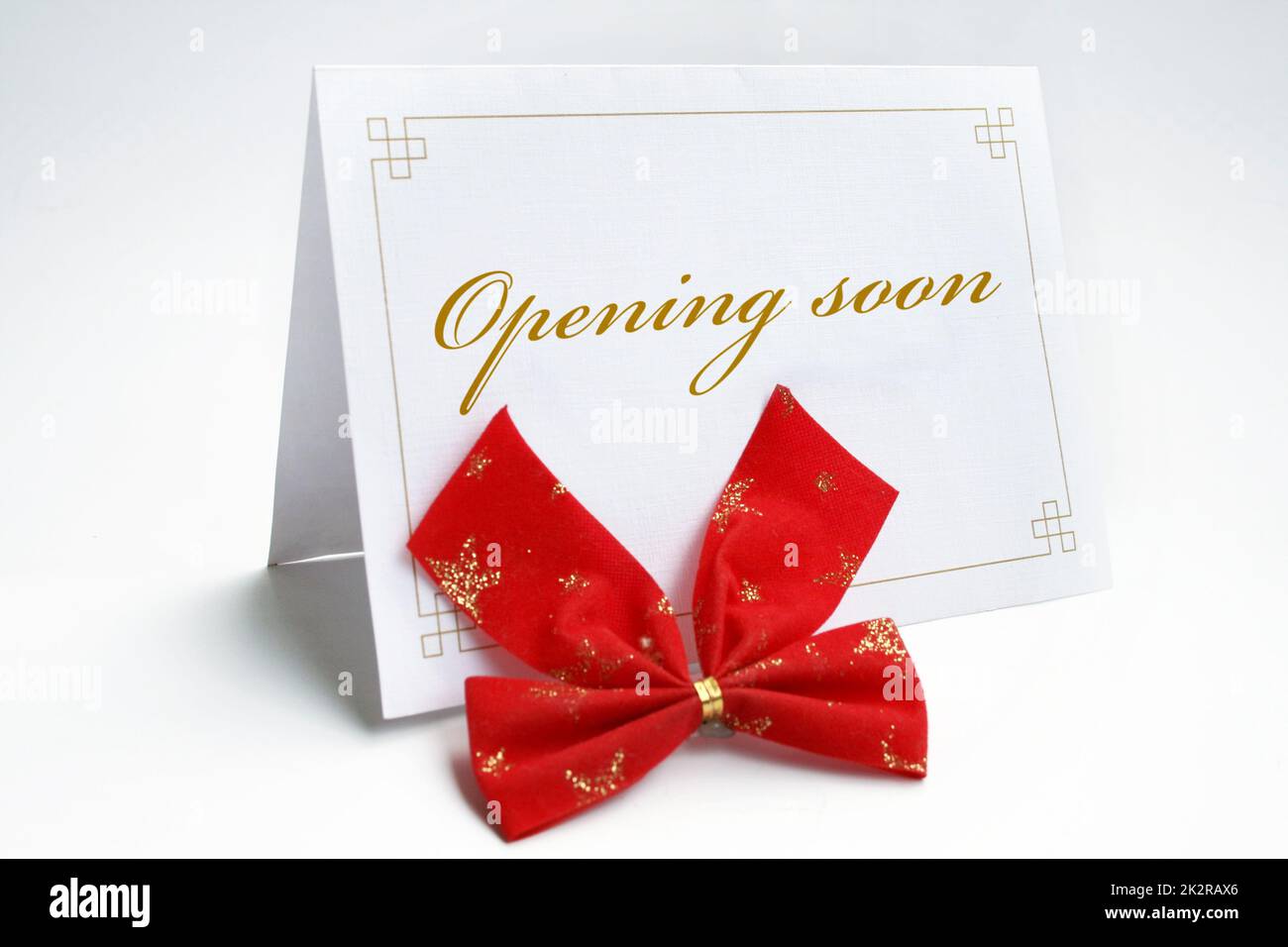 Invitation- opening soon Stock Photo - Alamy