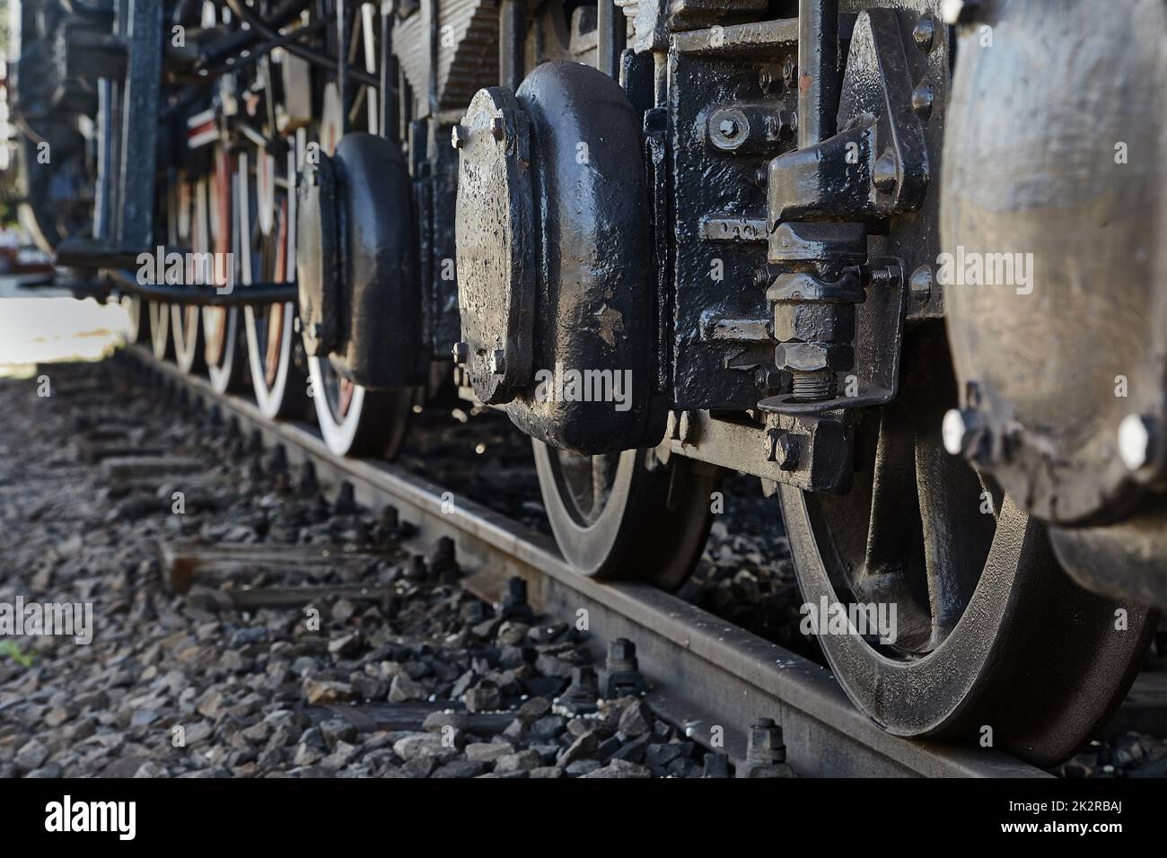 Steam Locomotive Detail Stock Photo - Alamy