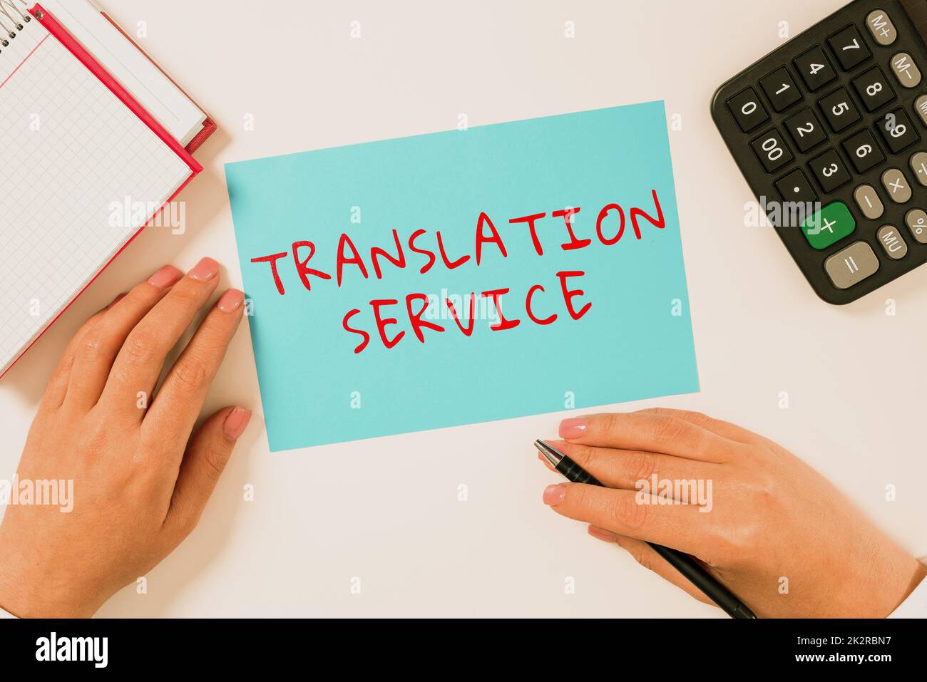 Handwriting text Translation Service. Business approach the Equivalent ...