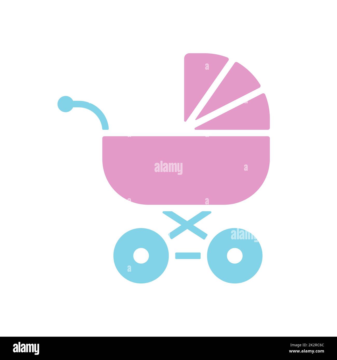 Stroller baby, carriage vector glyph icon Stock Photo - Alamy