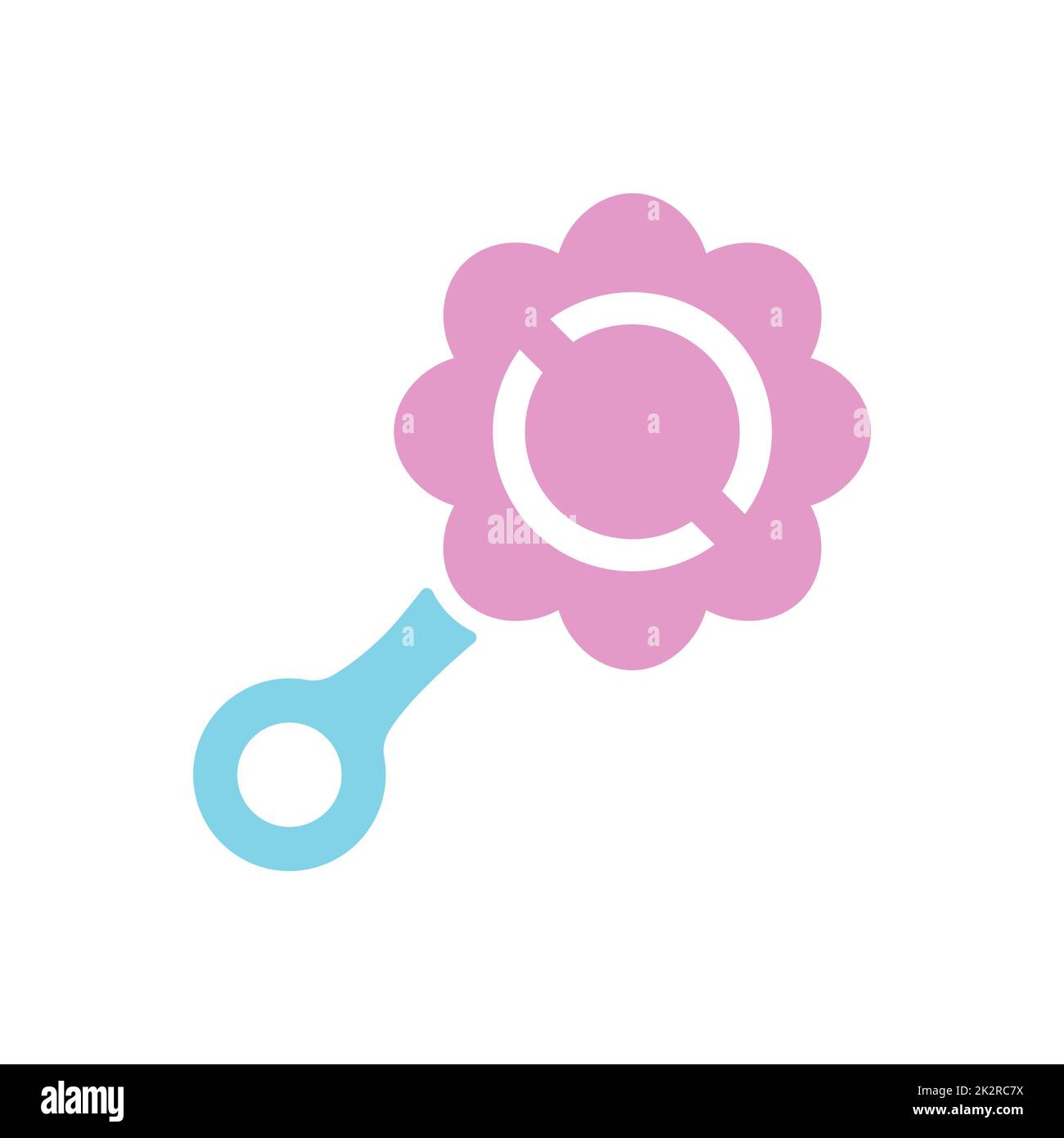 Baby rattle vector symbol hi-res stock photography and images - Alamy