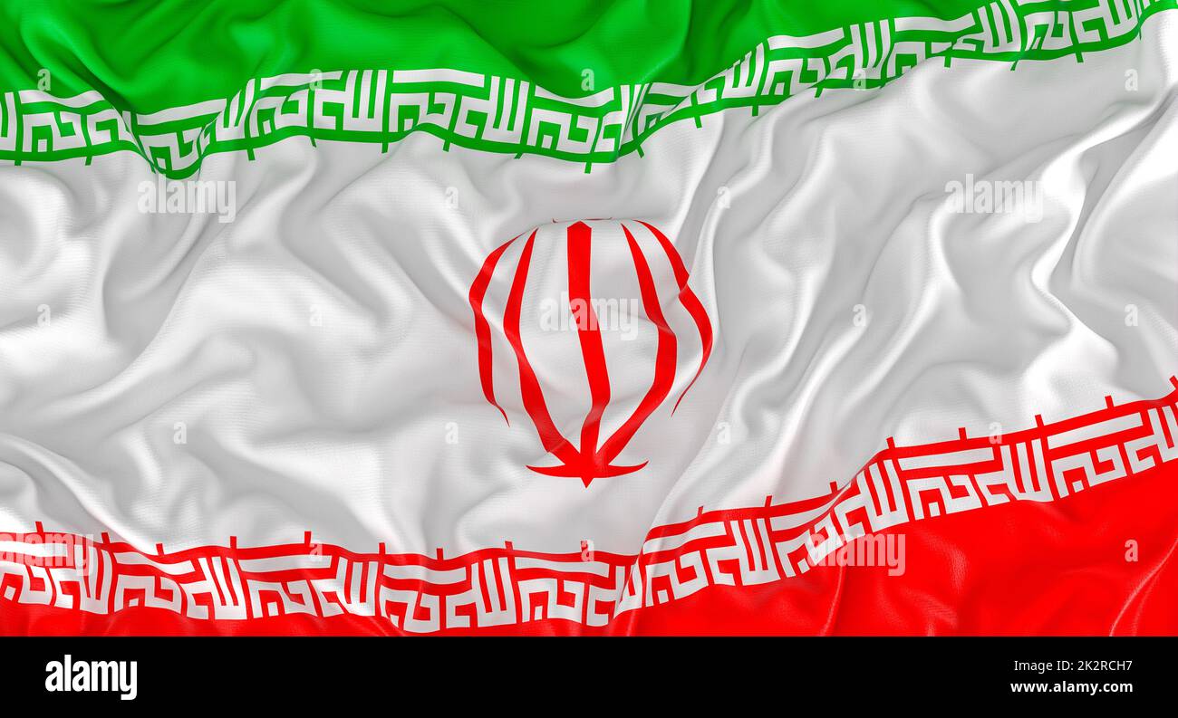 flag of the state of iran Stock Photo - Alamy