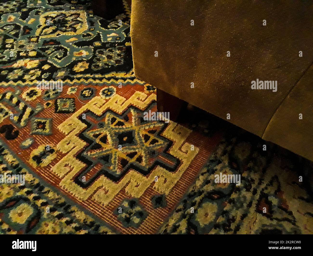 Artistic Rug Interior Room Detail Stock Photo - Alamy
