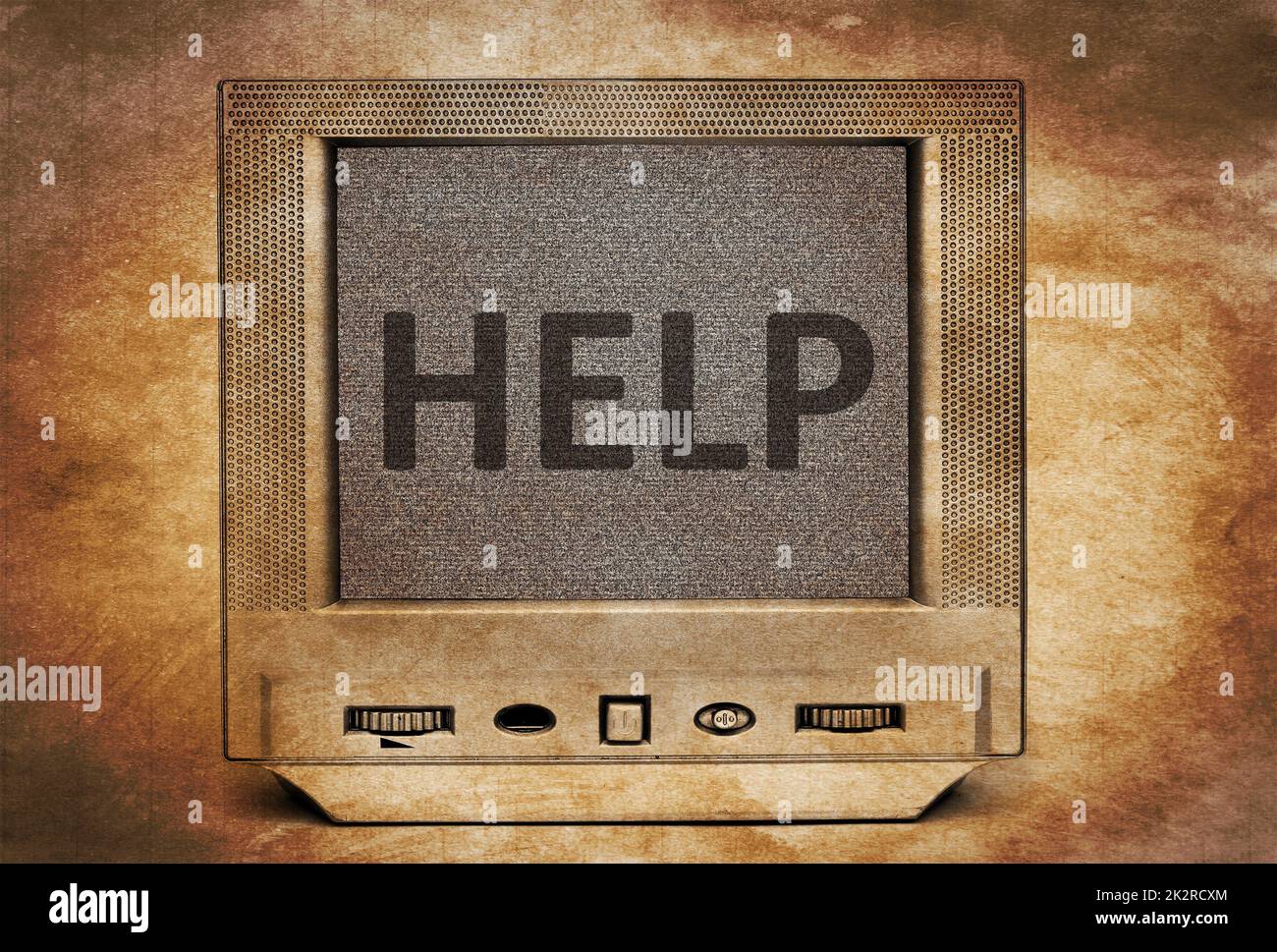 TV help concept Stock Photo - Alamy