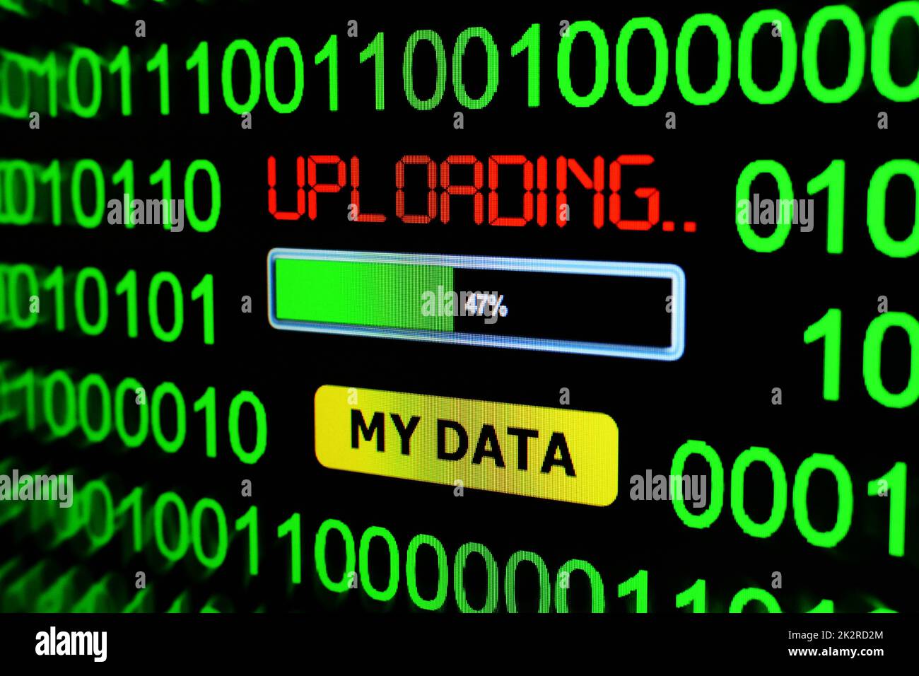 My data upload Stock Photo - Alamy