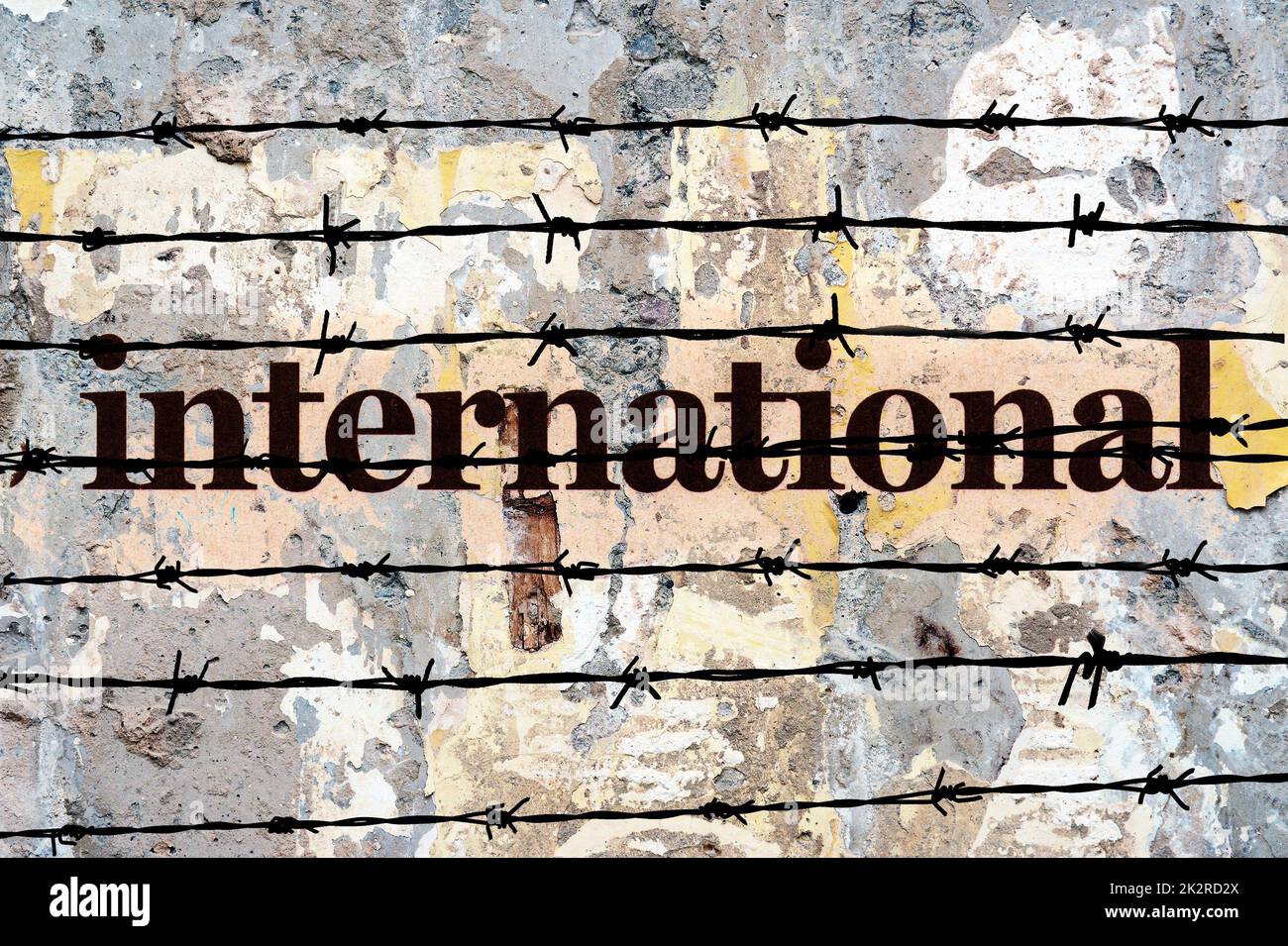 Global message word international hi-res stock photography and images ...