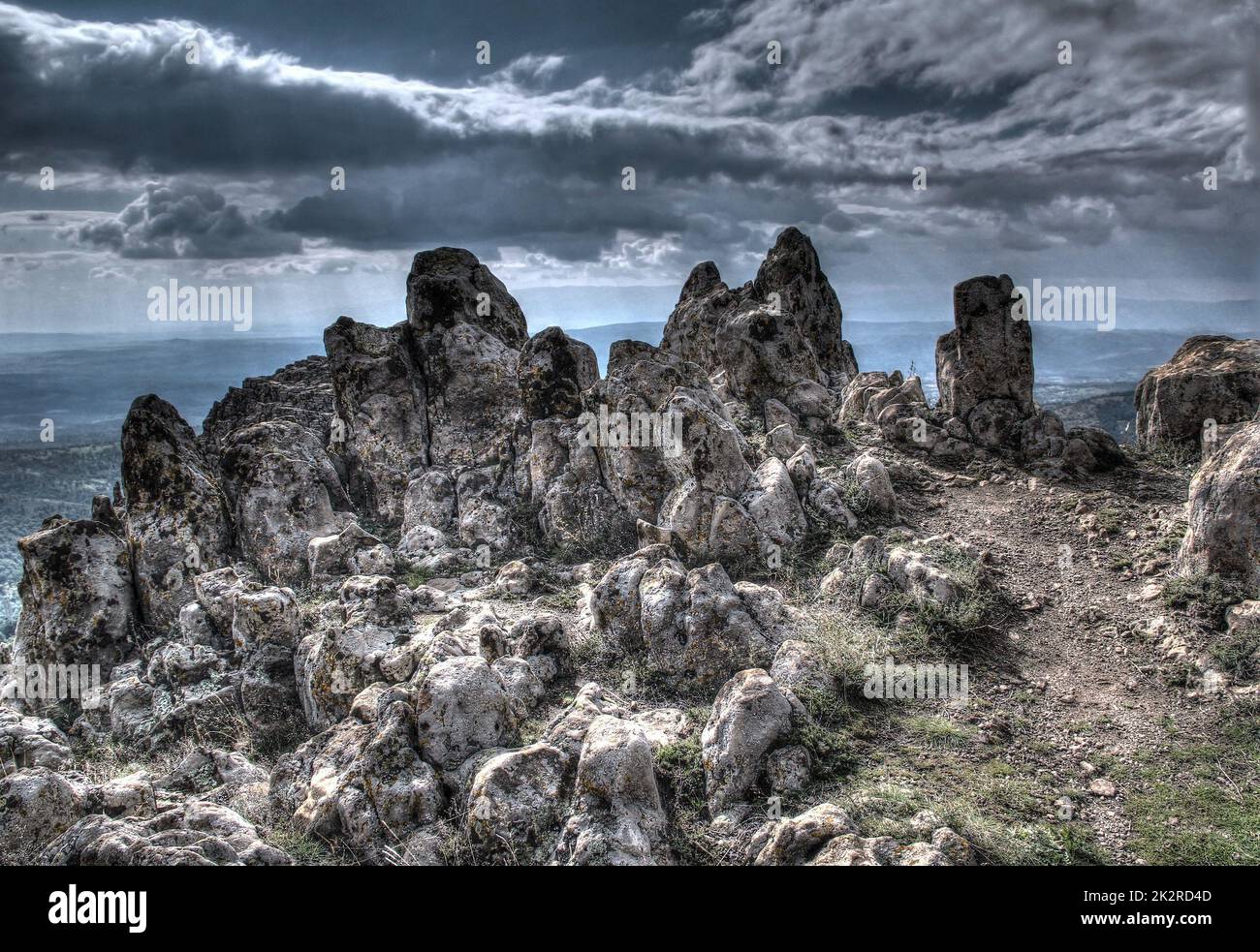 Ancient Observatory Kokino Stock Photo - Alamy