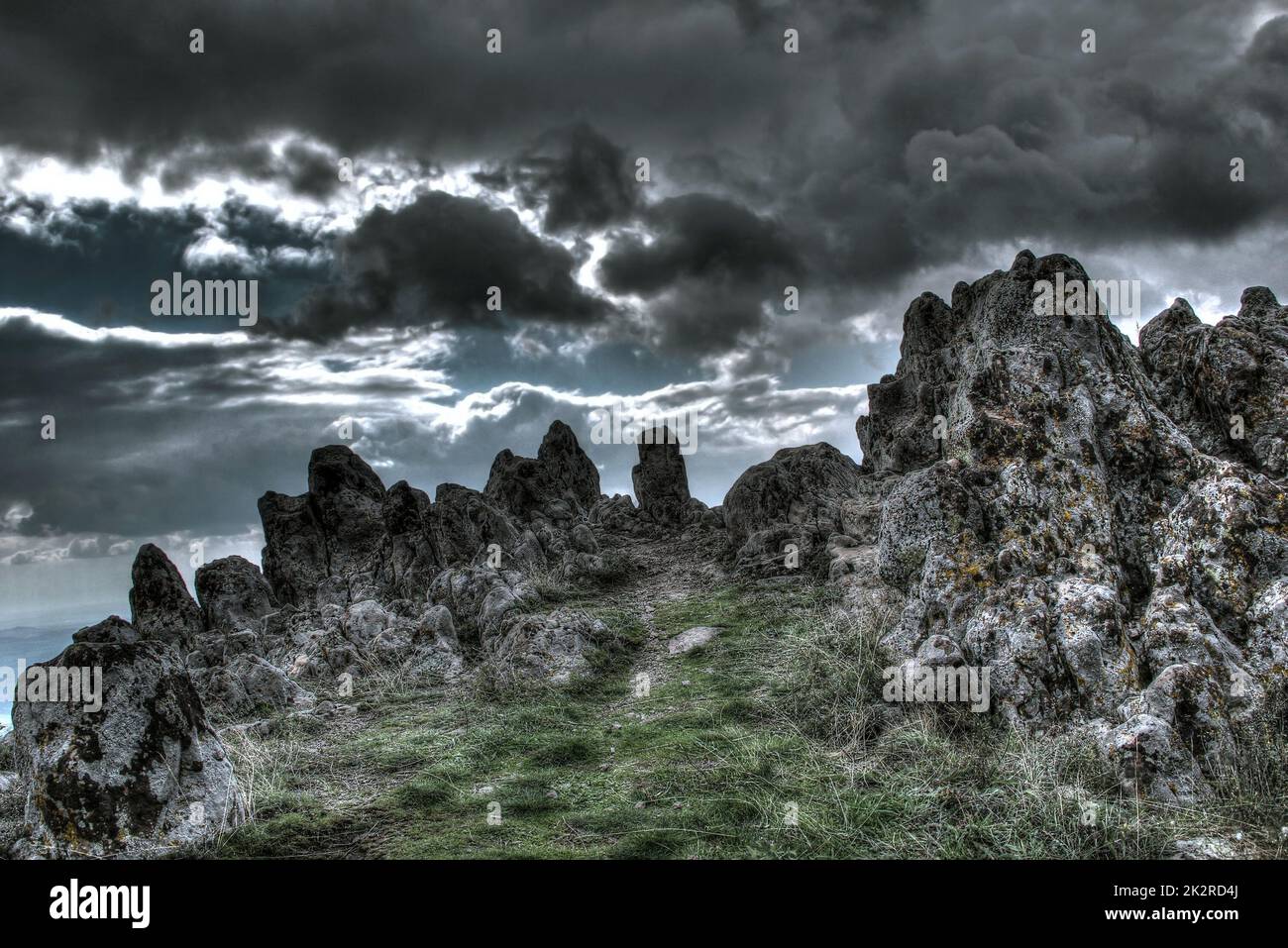 Ancient Observatory Kokino Stock Photo - Alamy