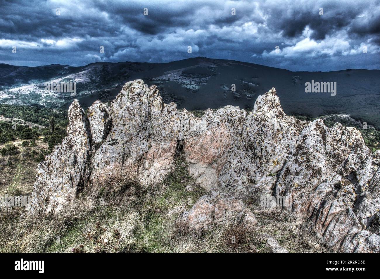 Ancient Observatory Kokino Stock Photo - Alamy
