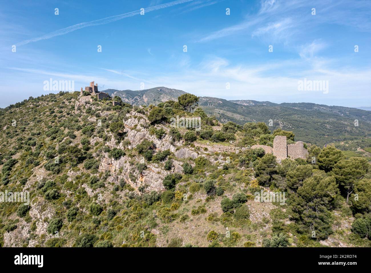 Miravet Castle, in Cabanes Province of Castellon, Spain Stock Photo - Alamy