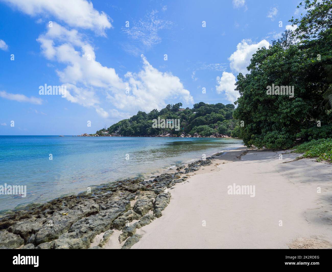 Seychelles, Praslin - Anse Marie Louise Stock Photo - Alamy