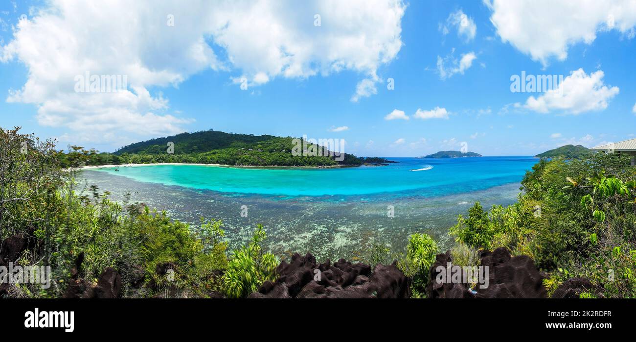 Seychelles, Mahe - Port Launay Beach Stock Photo - Alamy