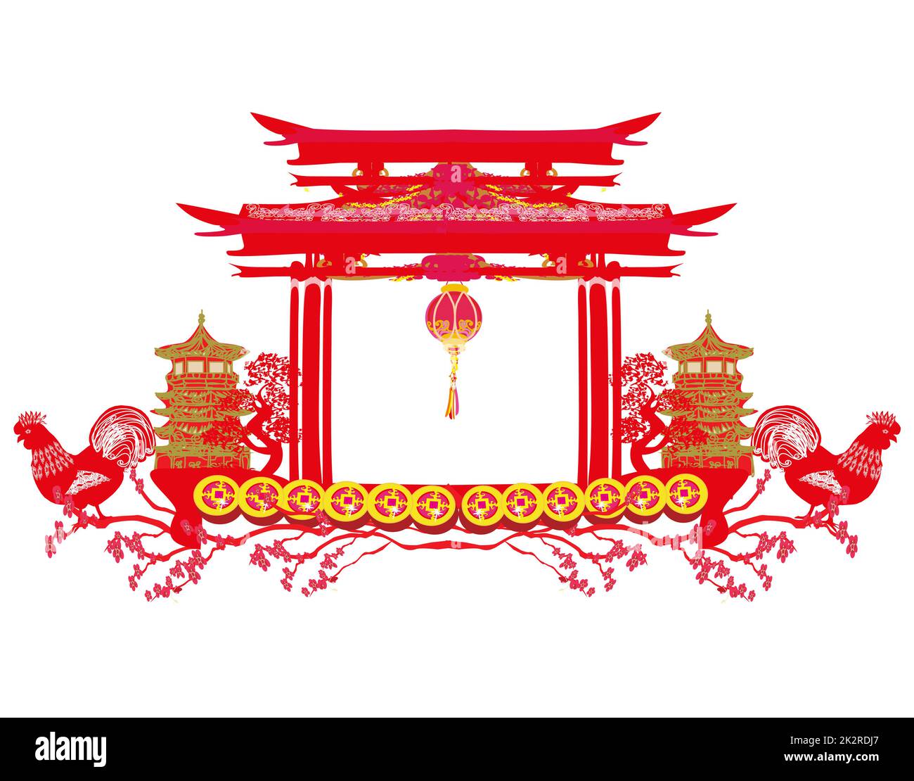 New year frame hi-res stock photography and images - Alamy