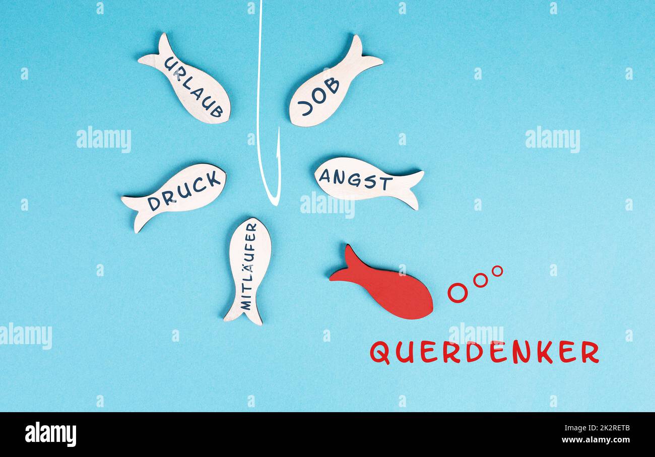 Direction and individuality fish hi-res stock photography and images ...