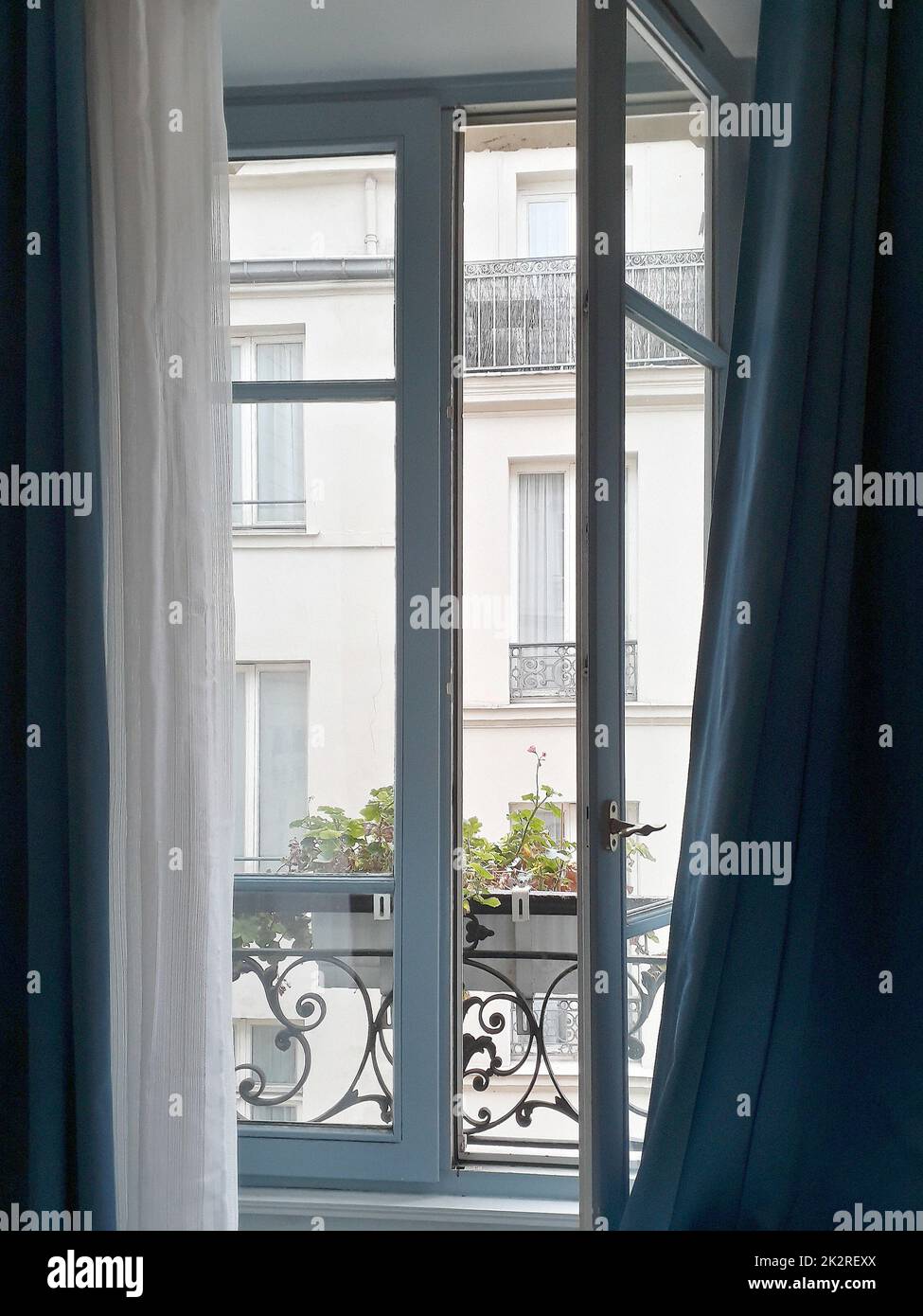 Apartment Building Window Stock Photo - Alamy