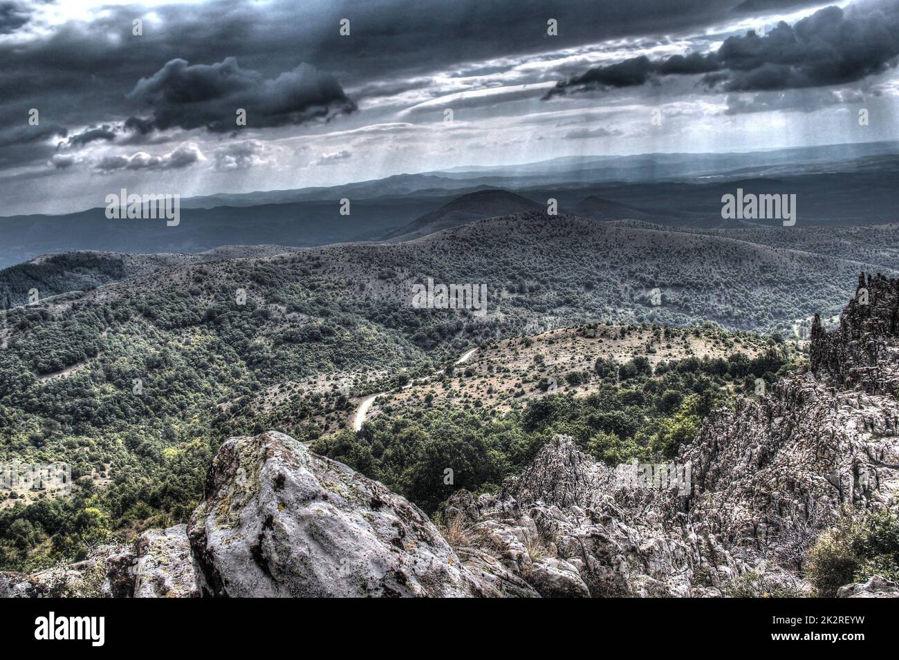 Ancient Observatory Kokino Stock Photo - Alamy