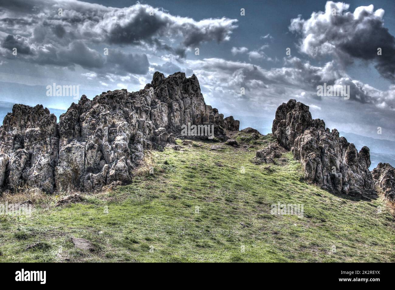 Ancient Observatory Kokino Stock Photo - Alamy