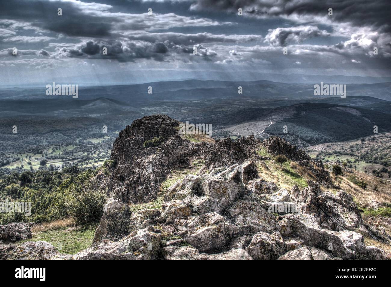 Ancient Observatory Kokino Stock Photo - Alamy