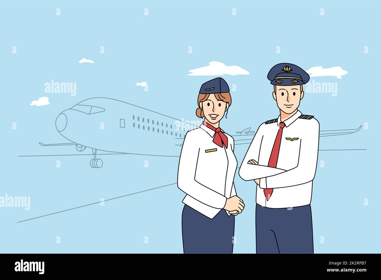 Happy pilot and plane hi-res stock photography and images - Alamy