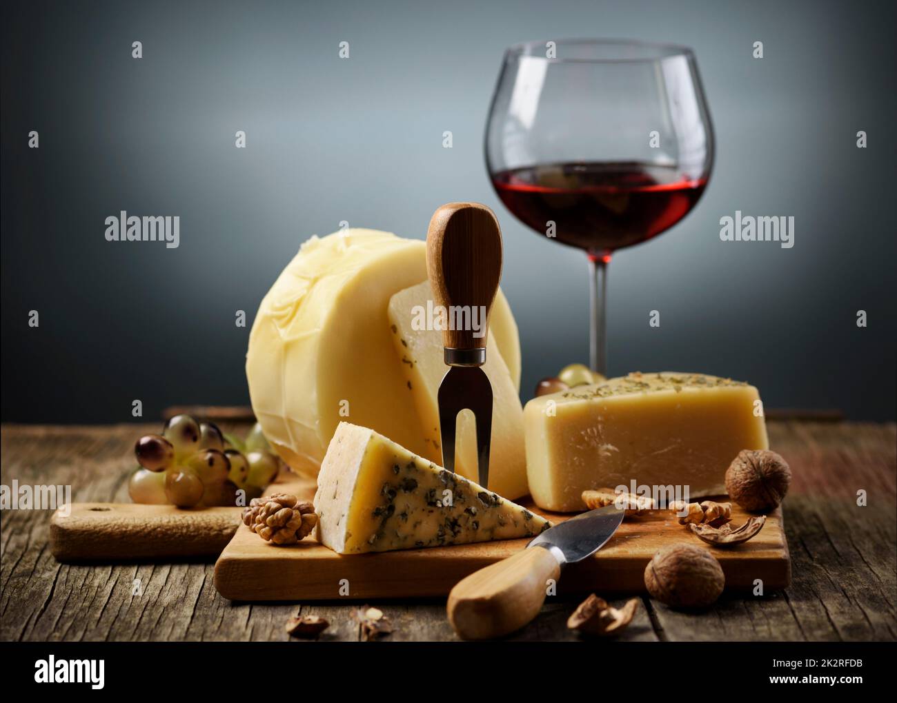 Cheese appetizer set various types of cheese hi-res stock photography ...