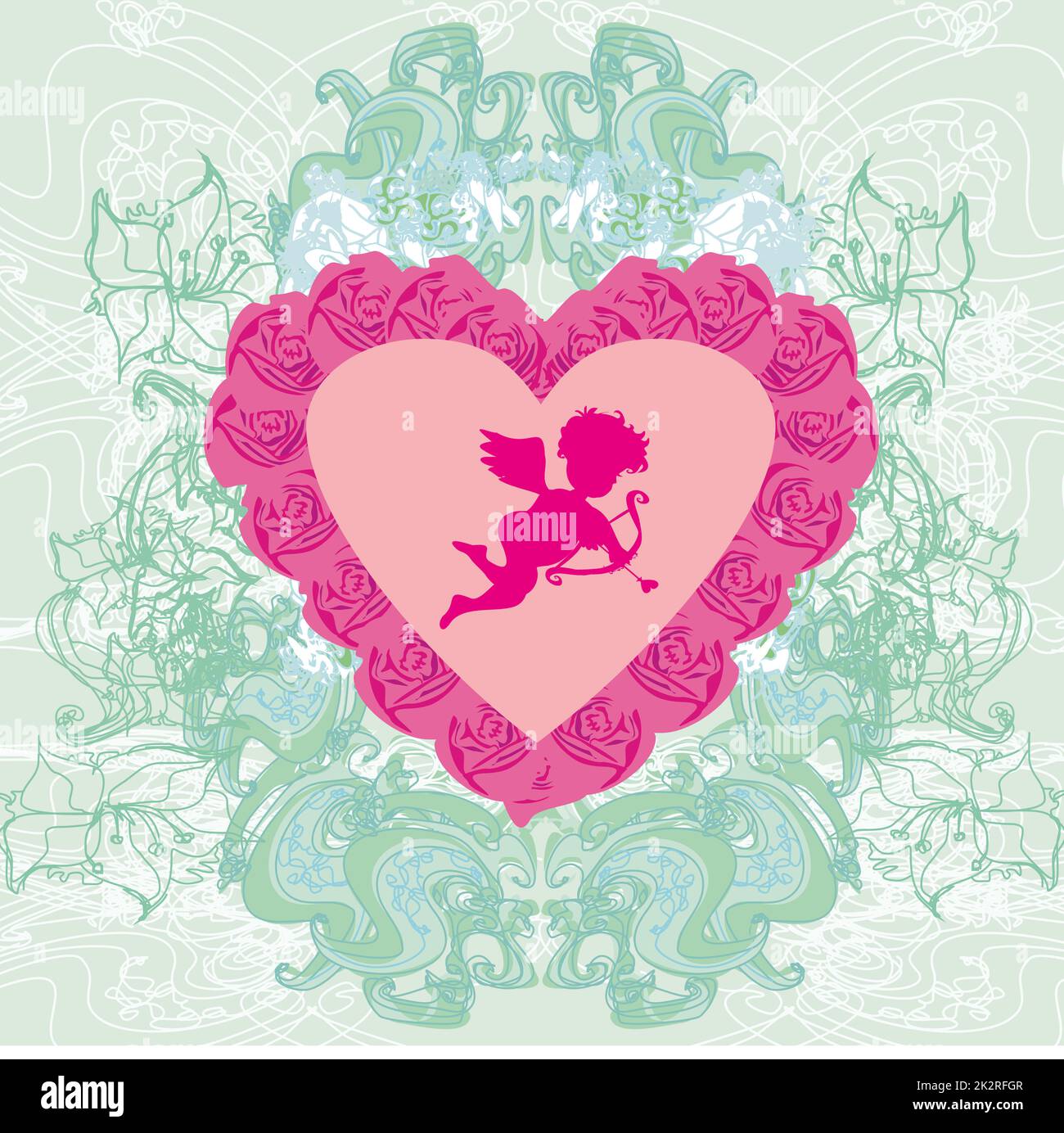 Frame with roses hi-res stock photography and images - Alamy