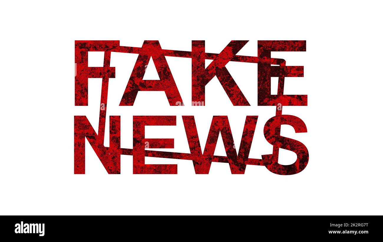 Fake News text Stock Photo - Alamy