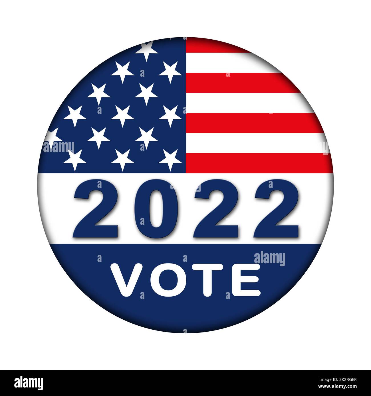 Election 2022 in united states - graphic for Election voting with flag ...