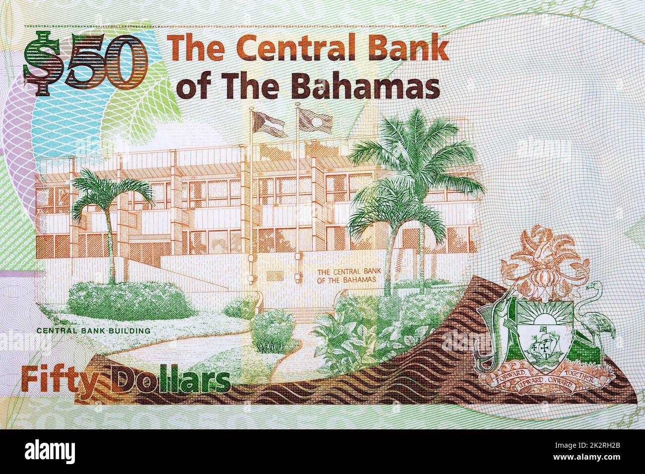Central Bank of Bahamas building from money Stock Photo - Alamy