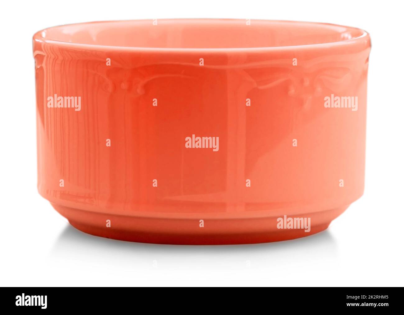 red empty cup. Isolated on white background Stock Photo - Alamy