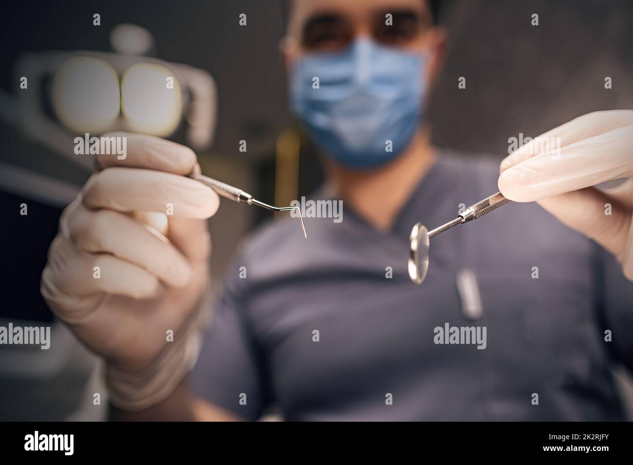 Portrait male dentist in hi-res stock photography and images - Alamy